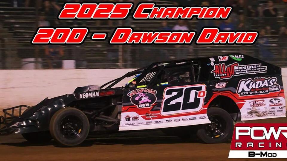 Dawson David Dominates to Secure 2025 POWRi B-Mod Championship - NewsBreak
