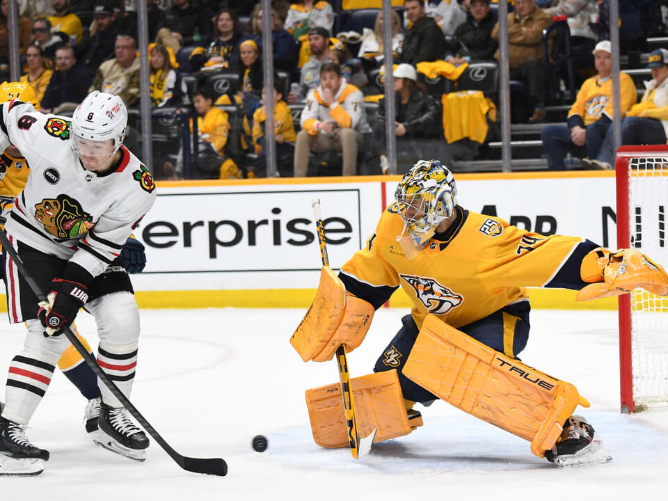 Nyquist Continues Point Streak, Saros Earns Shutout as Predators Defeat ...