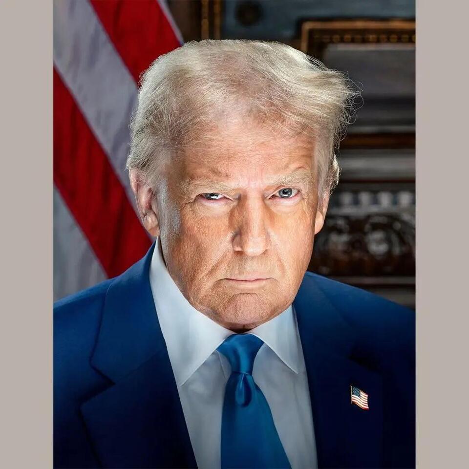 Decoding Donald Trump's new official portrait - NewsBreak
