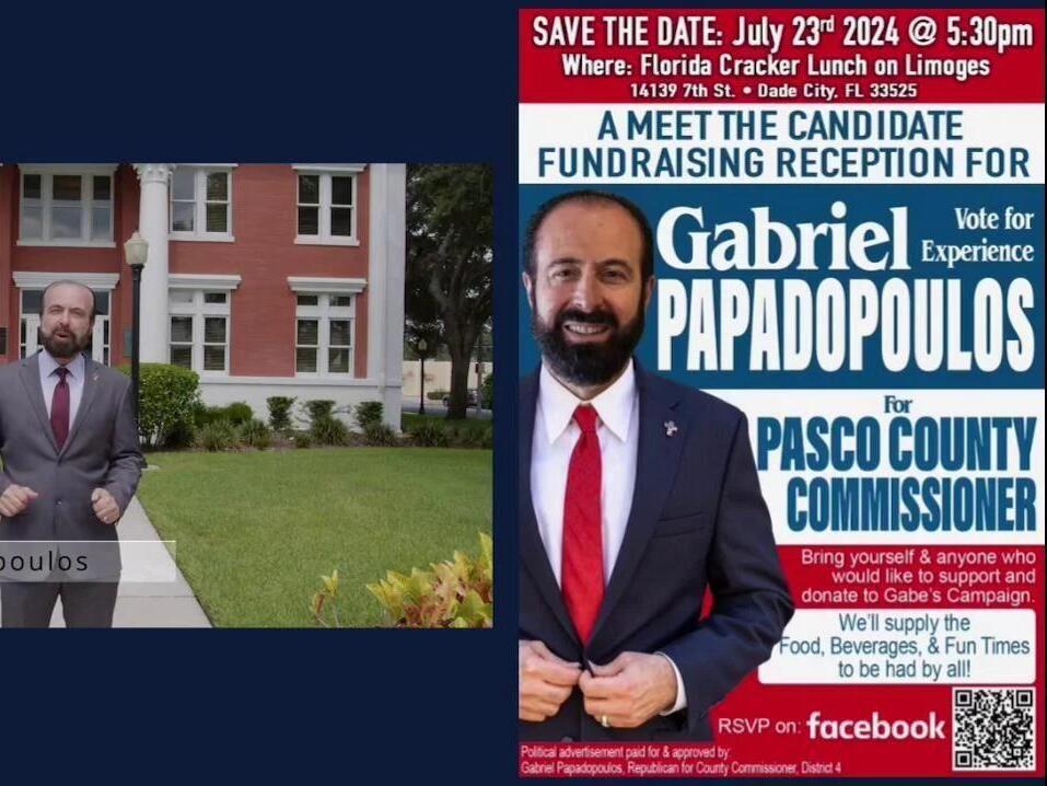 Political Fundraiser to Support Gabriel “Gabe” Papadopoulos!