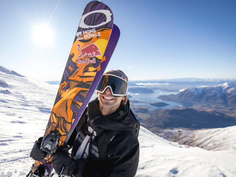 Finn Bilous Talks the Ultimate Skier’s Fantasy: Receiving a Red Bull Helmet