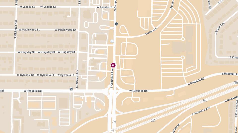 Springfield, MO – Collision with Injuries on Campbell Ave SB Past James ...