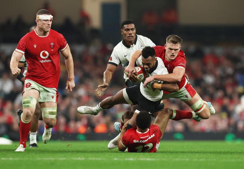 Wales vs Fiji LIVE rugby: Caleb Muntz inspires visitors into historic ...