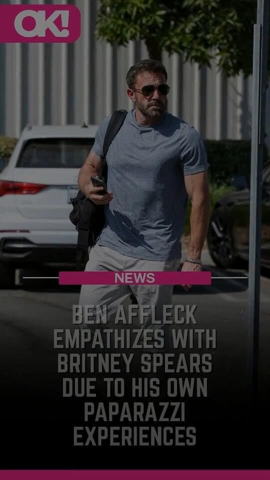 Ben Affleck opened up about how he relates to Britney Spears, as he and ...