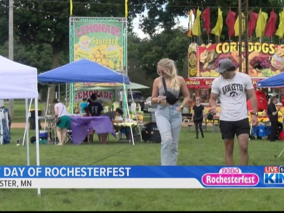 Celebrating at the last day of Rochesterfest
