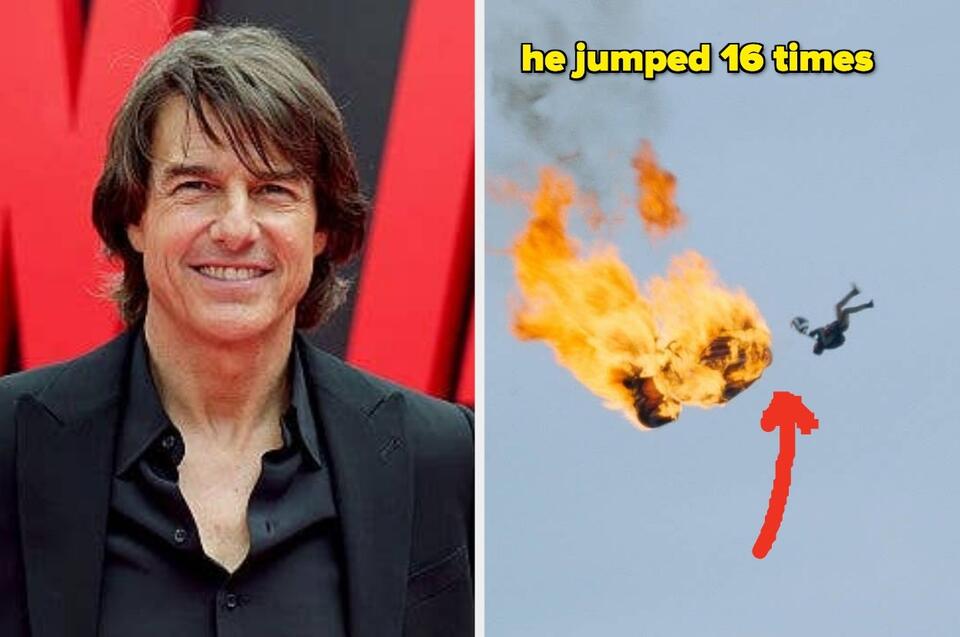 Tom Cruise Just Earned A World Record For His Burning Parachute Stunts ...