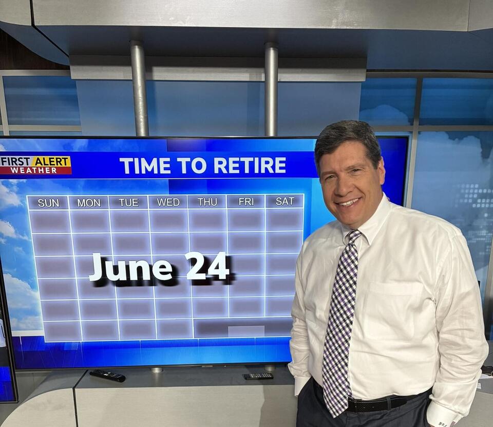 Meteorologist Glenn Johnson, seen for decades on TV across the Finger ...