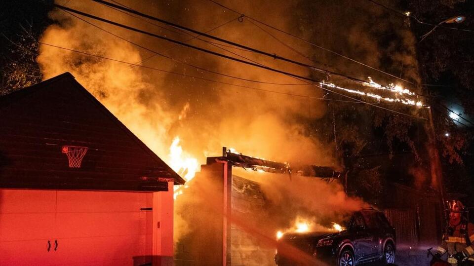 Crews respond to garage fire in Lancaster County - NewsBreak