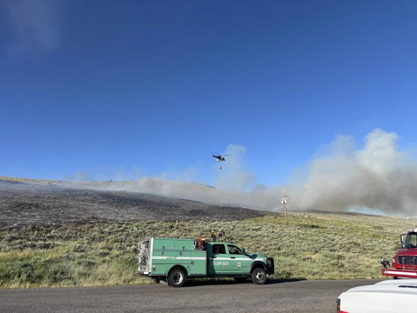 Fire crews contain 4 acre wildfire near Strawberry Reservoir - NewsBreak