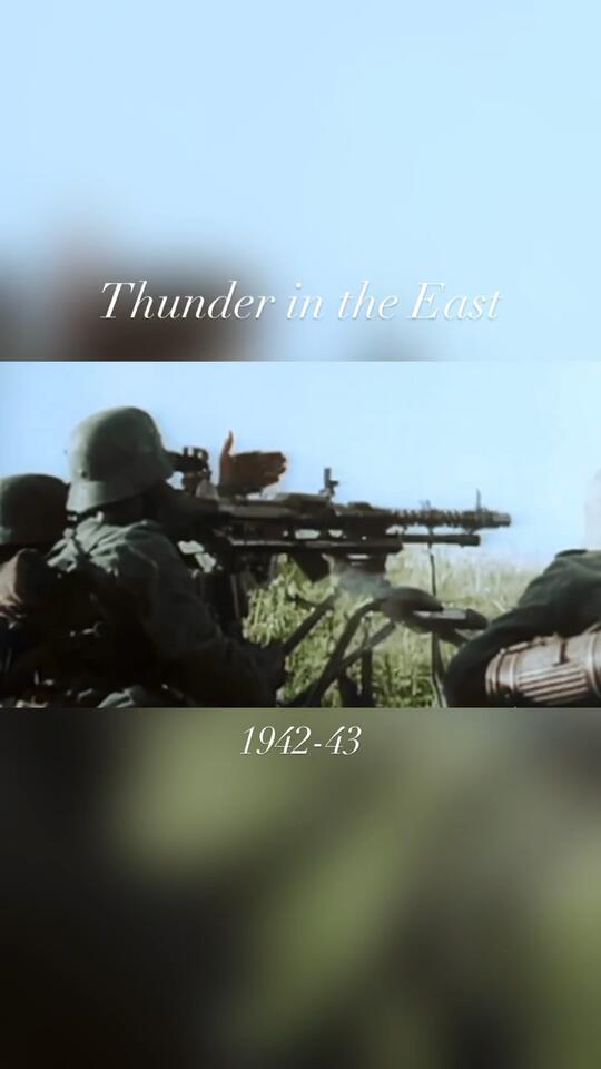 Remastered combat footage from the Eastern Front during World War II. с ...