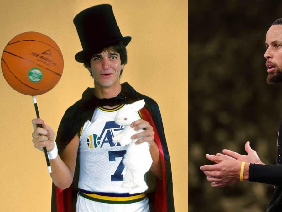 When Jerry West addressed comparisons between Stephen Curry and Pete ...