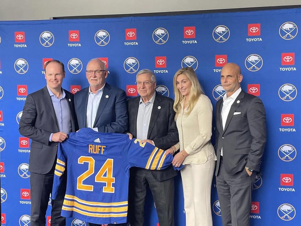 Listen: Lindy Ruff settled in on Tuesday as the new coach of the ...