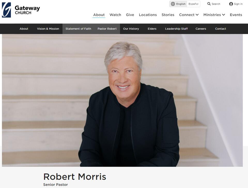 Gateway Church Pastor Robert Morris Offered $2 Million for Accuser's ...