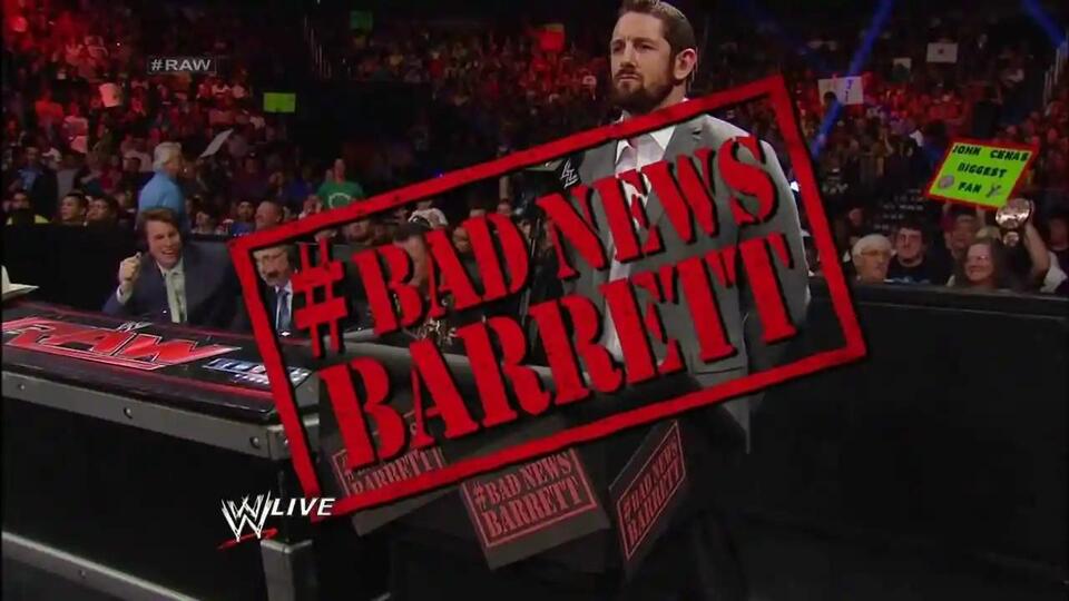 Wade Barrett Shares Why Vince McMahon Ended Bad News Barrett Character ...