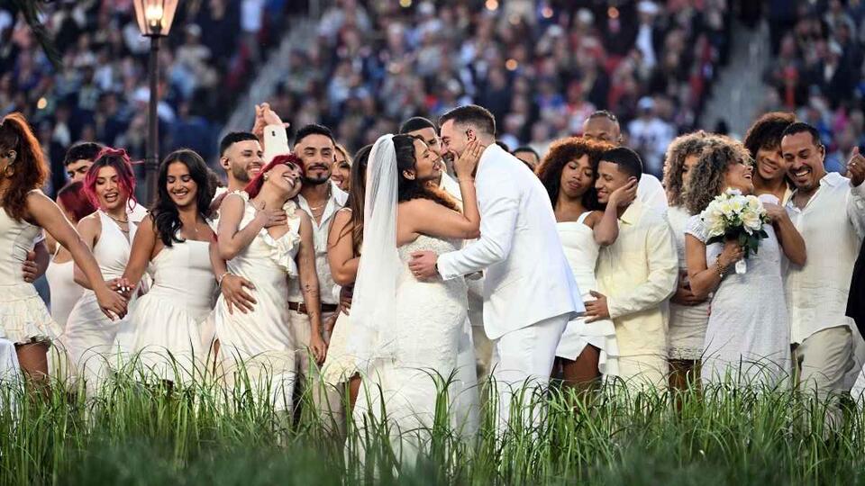 Bad Bunny’s Super Bowl Performance Saw Couple ‘Get Married for Real ...
