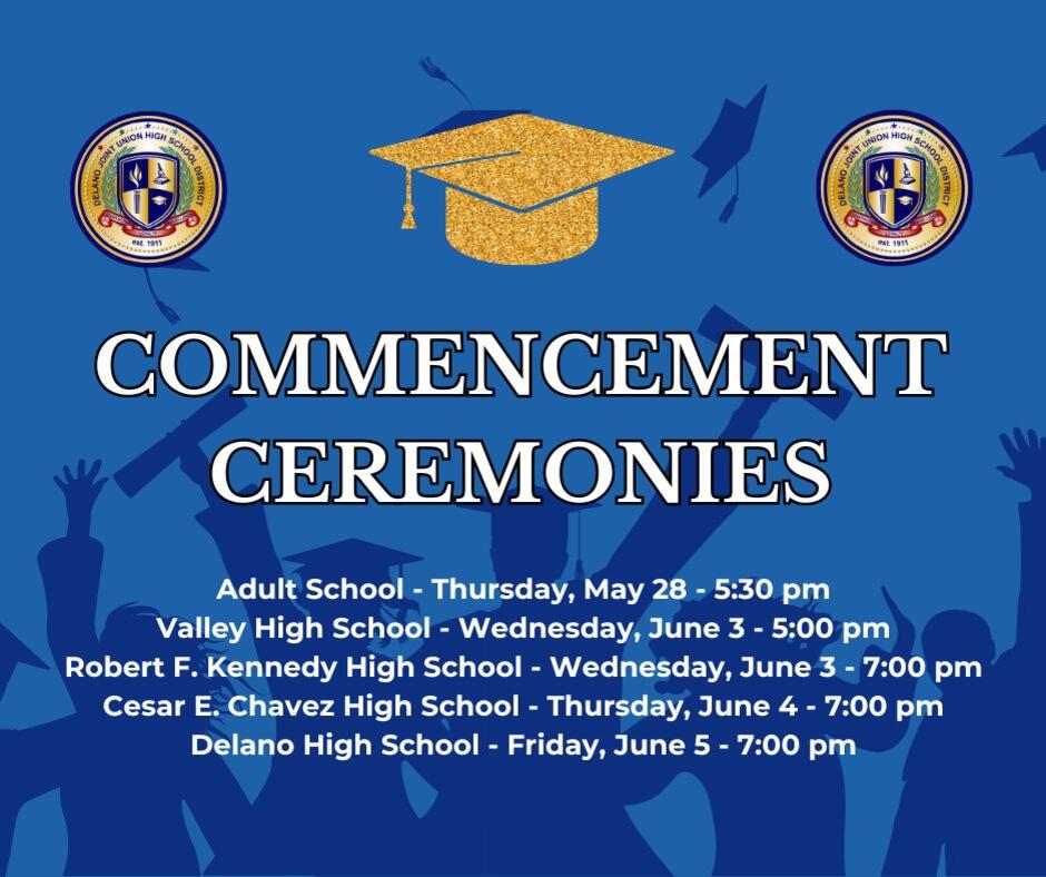 📅 2026 Graduation Dates for Delano High Schools - NewsBreak
