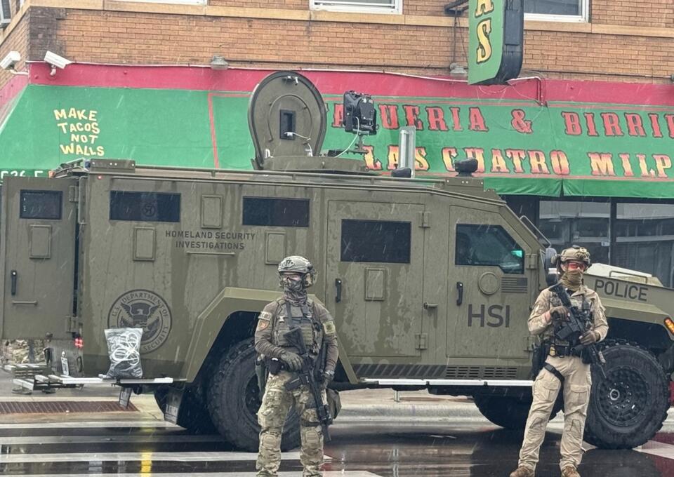 Federal operation at Minneapolis restaurant draws crowd of protesters ...