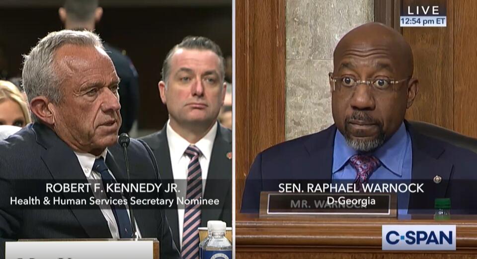 Senator Reverend Warnock to Vote Against Kennedy Leading America’s ...