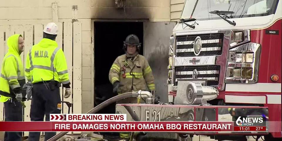 BREAKING: Fire damages popular north Omaha restaurant - NewsBreak