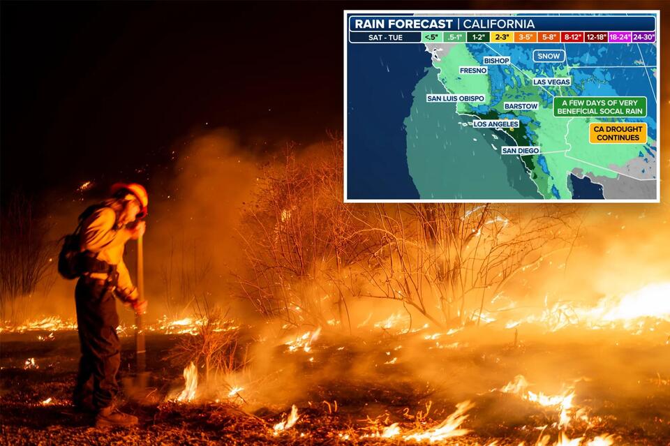Southern California wildfires surge — as region hopes for first ...