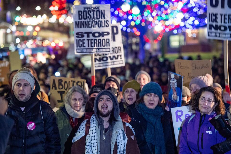 Thousands march in Minneapolis, elsewhere to protest ICE - NewsBreak