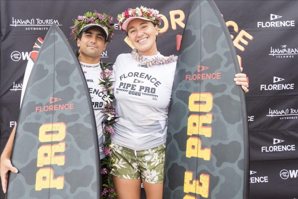 Carissa Moore and Maui’s Eli Hanneman win Florence Pipe Pro presented ...