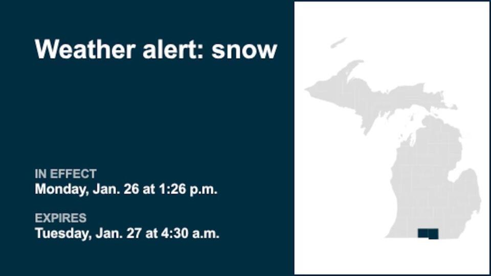 Prepare for snow in Branch and Hillsdale counties until early Tuesday ...