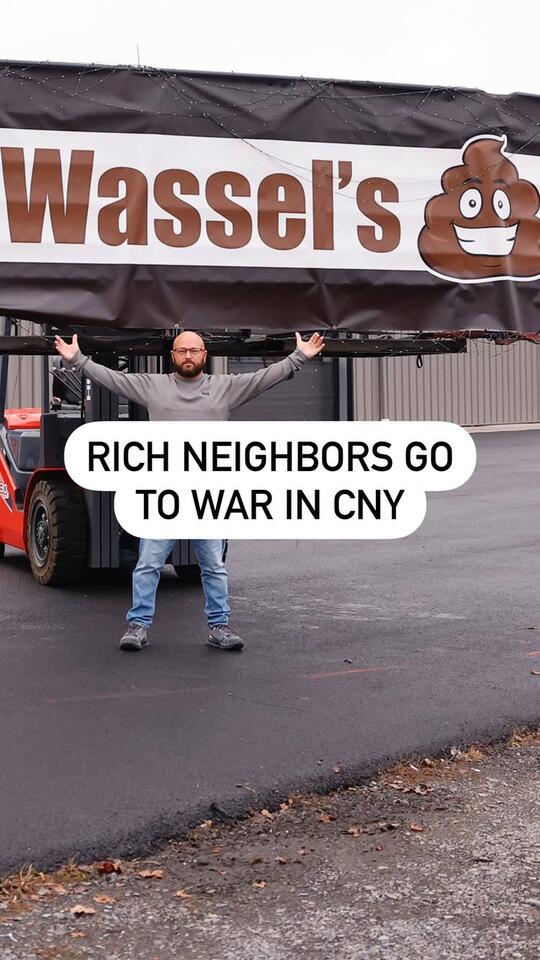 A crazy battle between rich neighbors is playing out like a reality ...