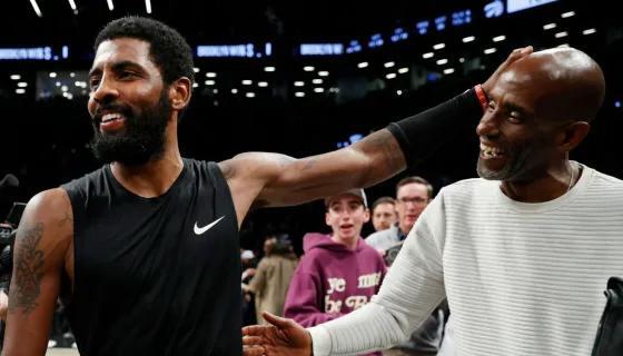 Kyrie Irving Makes History After Signing His Father To A Signature ...