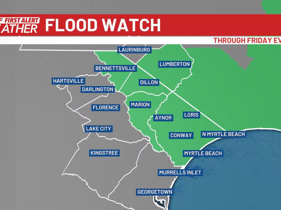 FIRST ALERT: Flash Flood Watch extended, additional heavy rain likely