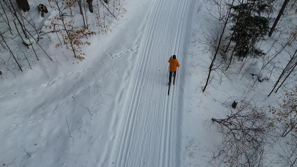 Cross-country ski, snowshoe in the remote woods of Michigan’s pinky ...