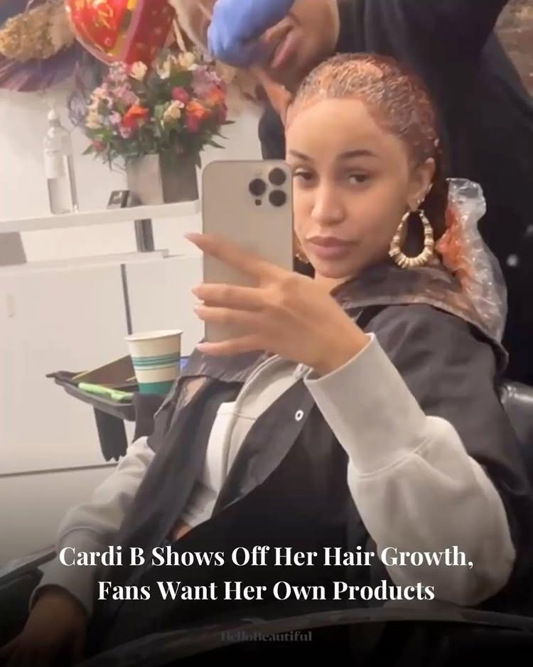 Cardi B's real hair has fans asking the "WAP" rapper to launch her own ...