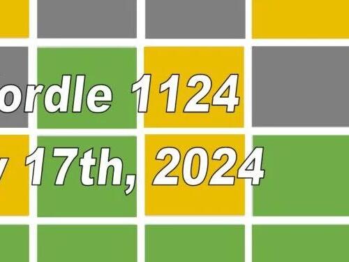 ‘Wordle’ Answer Today 1124 July 17th 2024 – Hints and Solution (7/17/24)