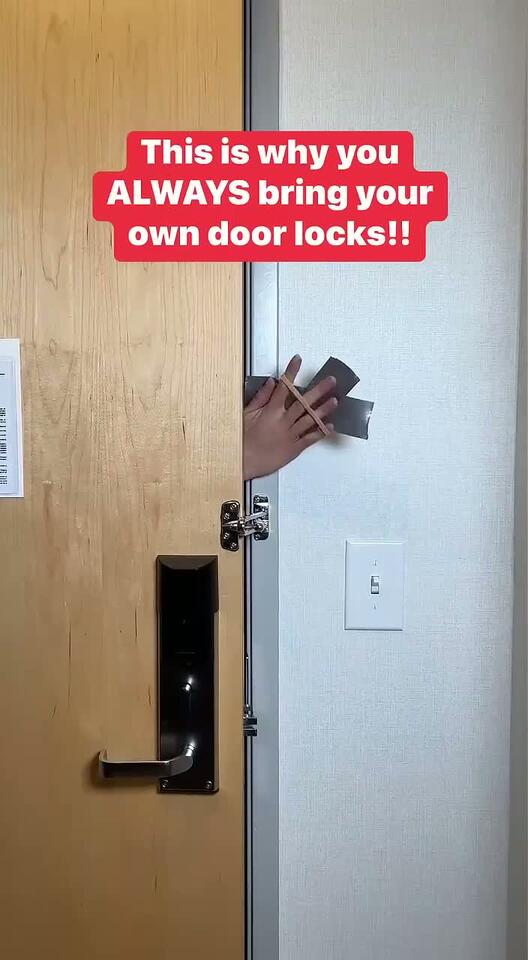 This is why you should always bring your own door locks - NewsBreak