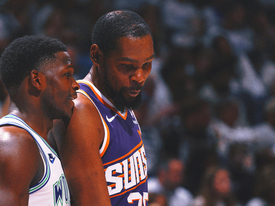 Anthony Edwards goes at Kevin Durant as Timberwolves rout Suns 120-95