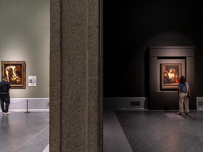 The Museo Nacional del Prado presents "The lost Caravaggio" a masterpiece Ecce Homo by the ...