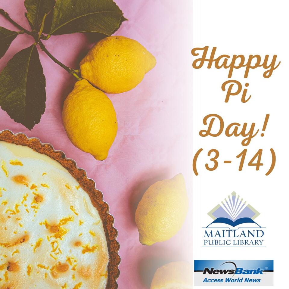 Maitland Library shares Pi Day recipe - NewsBreak