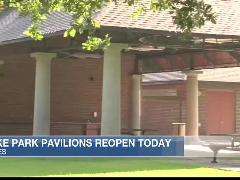 Prien Lake Park pavilions reopen