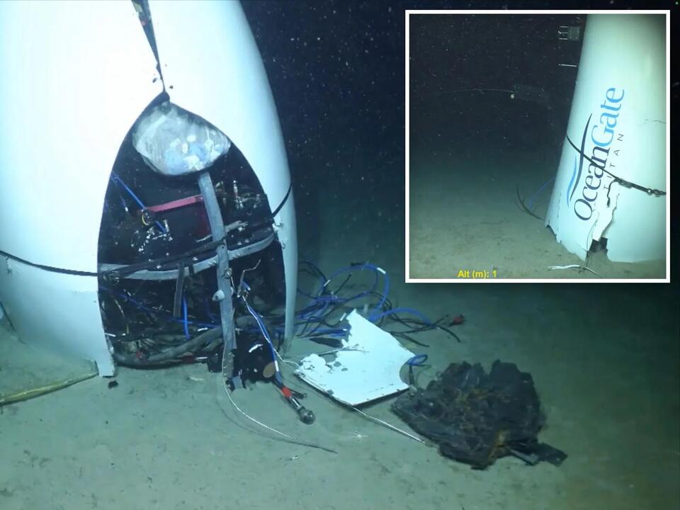 New deep-sea footage gives stunning look at doomed Titan submersible ...