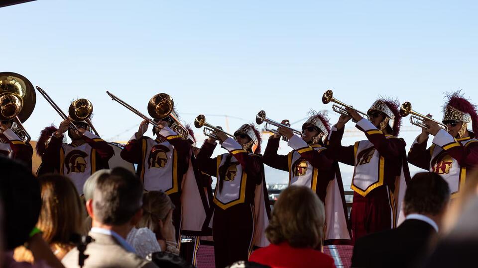 The USC Trojan Marching Band will return to the Hollywood Bowl this ...