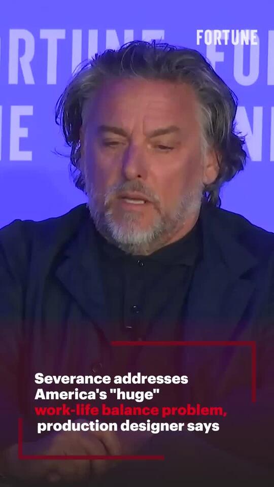 Work-life balance is a “huge problem right now,” according to Severance ...