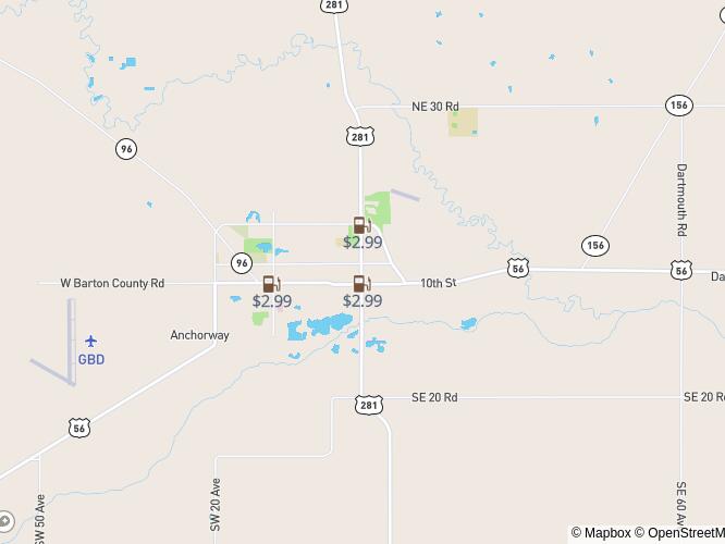 High-price warning: Most and least expensive gas in Great Bend as of Sunday