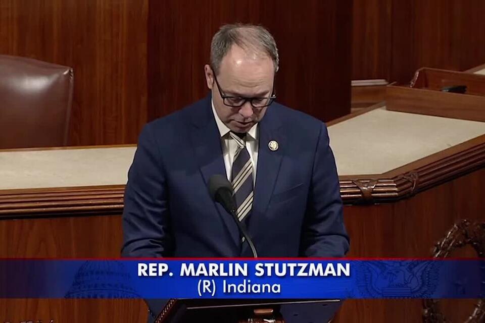 Rep. Stutzman honors the late Michael Kramer, Noble County’s longest ...