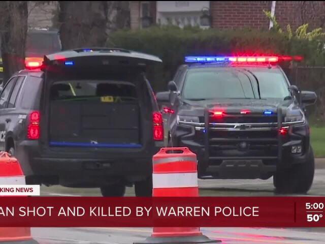 Man shot, killed by Warren officers responding to domestic disturbance ...