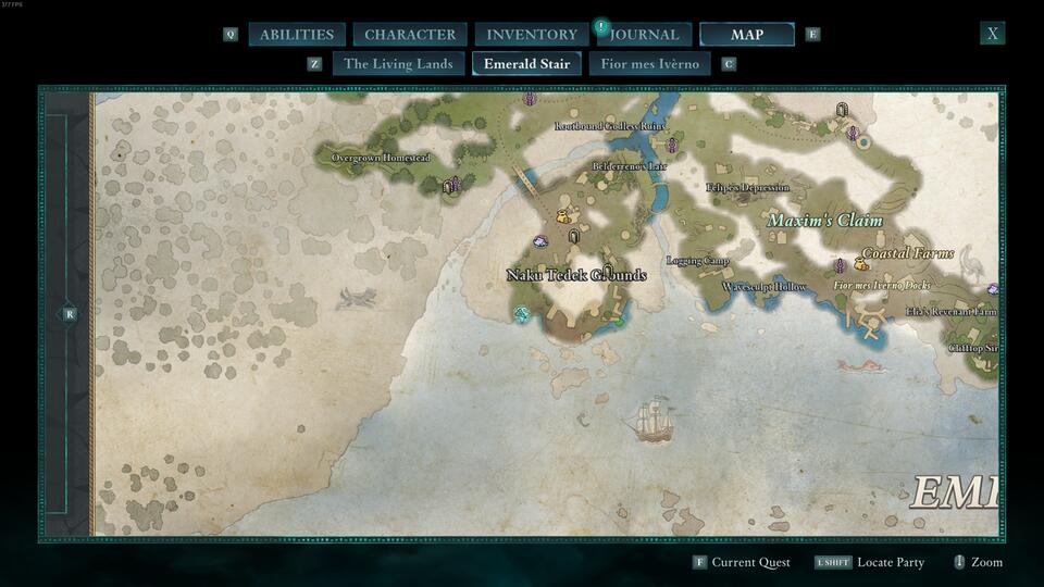 Avowed: Emerald Stair Cartographer Location For Mapping The Living ...