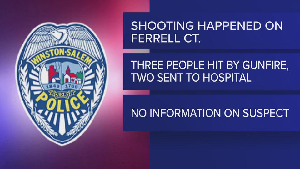 Police: 3 people struck by gunfire after shooting on Ferrell Court in ...