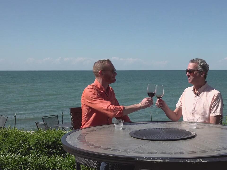 Table for Two: Doug Trattner and Mike Polk Jr. visit Vincent William ...