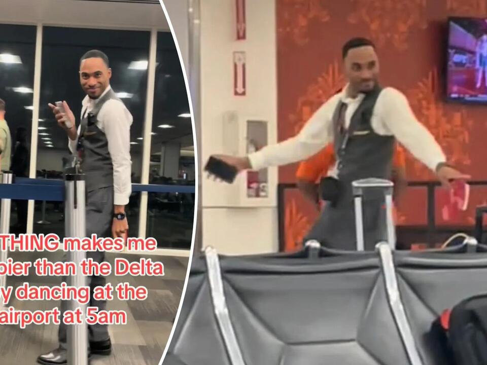 Delta employee delights passengers with 5AM airport dance moves: ‘The ...