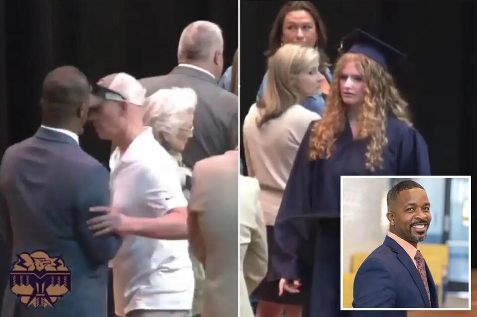 Revealed: Wisconsin dad’s justification for shoving superintendent at daughter’s graduation ...