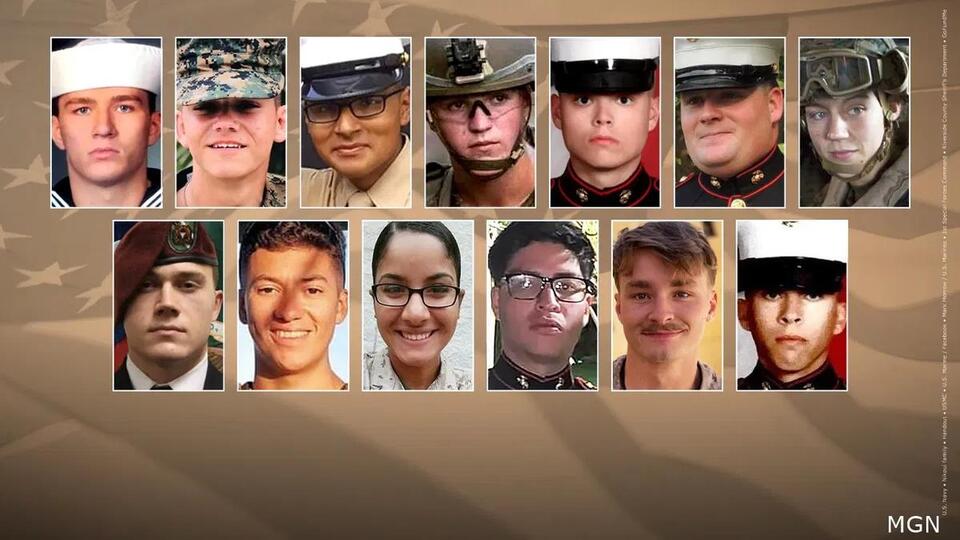 13 US Servicemembers killed in Kabul attack to receive Congressional ...